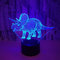 Foreign trade new dinosaur 3D night light Colorful touch LED visual light Gift atmosphere LED stereo table lamp supplier