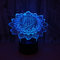 New Lotus flower custom OEM words picture 3D night Light LED Creative gift Desktop Table Lamp supplier